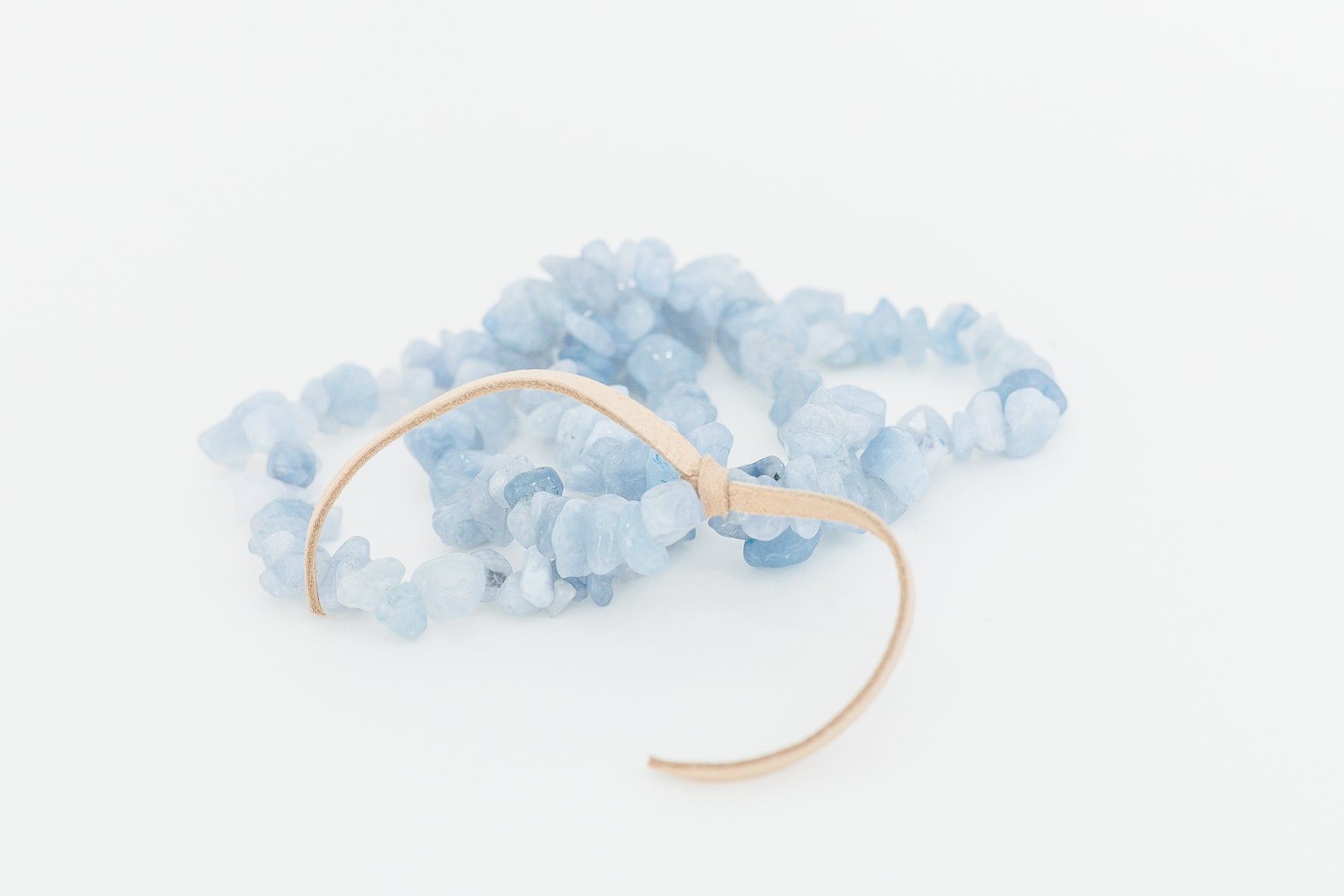 Breck Aquamarine Chip Bracelet Set – Monogramme No. 29